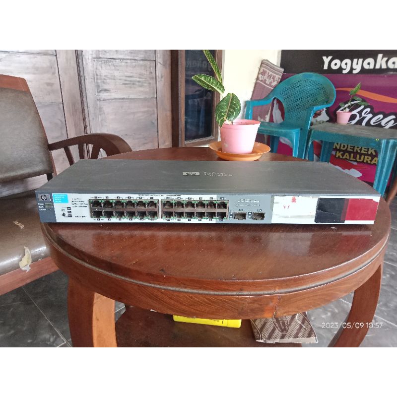 Jual switch hub HP pro curve 1810G-24 J9450A manage via lan dan web ...