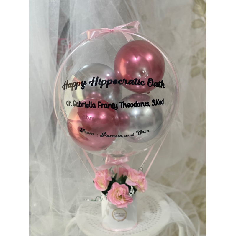 Jual [READY JAKARTA 1HARI JADI] Buket Balon Balloon Bucket Balon Wisuda ...