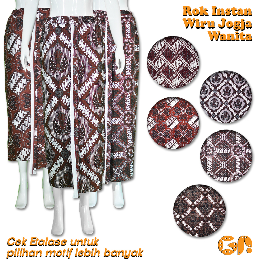 Jual Rok Jarik Wiru Jogja Wanita Dewasa Rok Instan Pakaian Adat Jawa Batik Motif Lereng Kotak ...