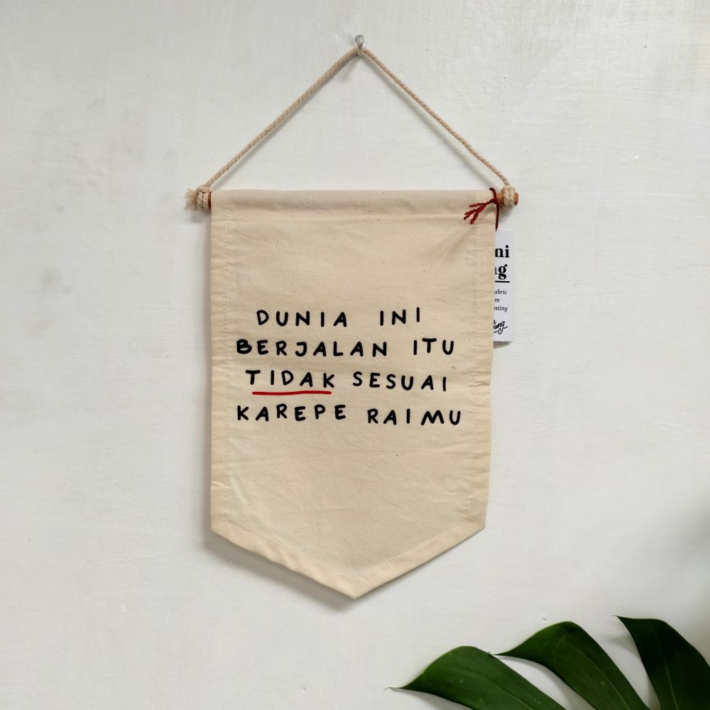 Jual JARESAYANG Mini Flag / Wall Hanging Quote / Bendera Hiasan Dinding ...