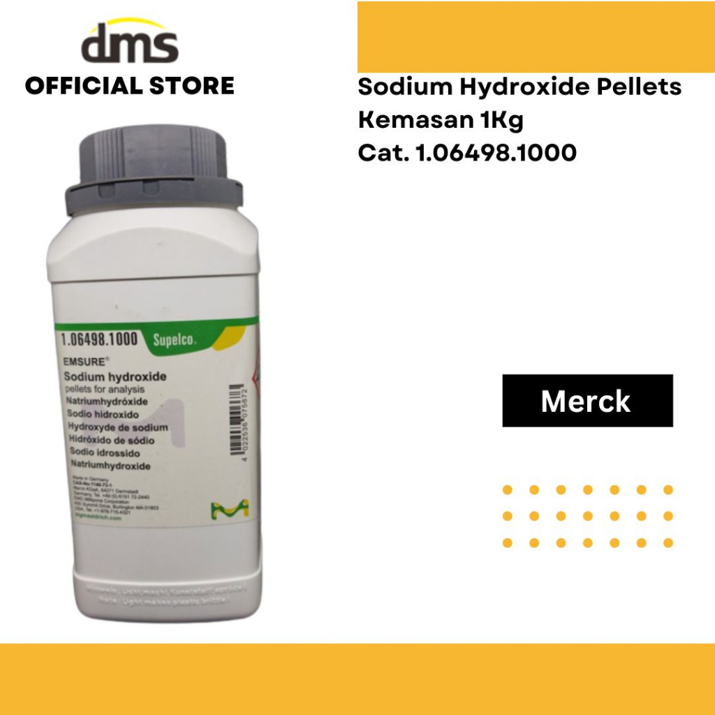 Jual sodium hydroxide 1kg merck 1 06498 | Shopee Indonesia