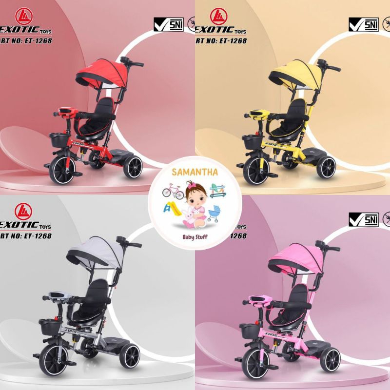 Jual Sepeda Roda Tiga Anak Exotic ET-1268 | Shopee Indonesia