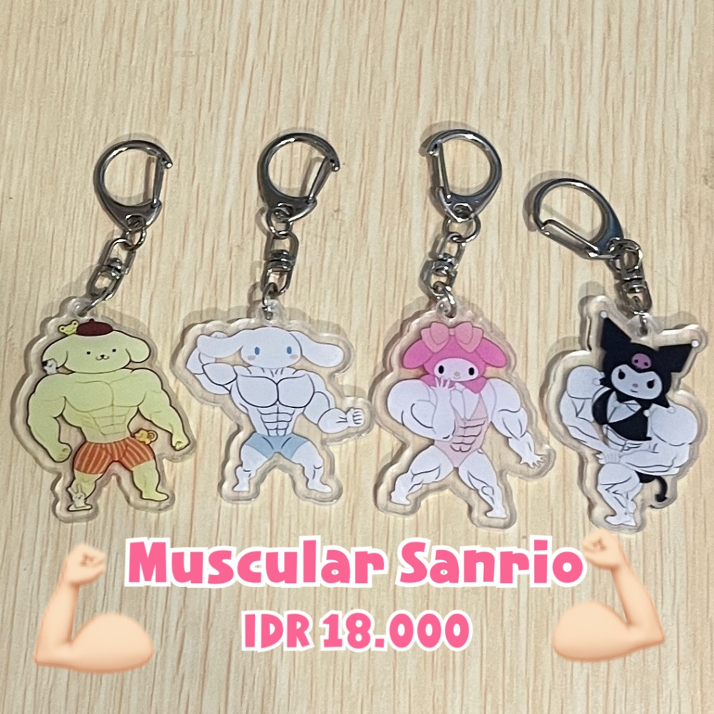 Jual Gantungan Kunci Sanrio My Melody Pompompurin Cinnamoroll Kuromi ...