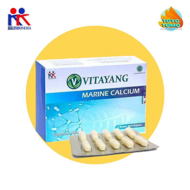 Jual VITAYANG MARINE CALCiUM kalsium untuk tinggi badan, tulang ...