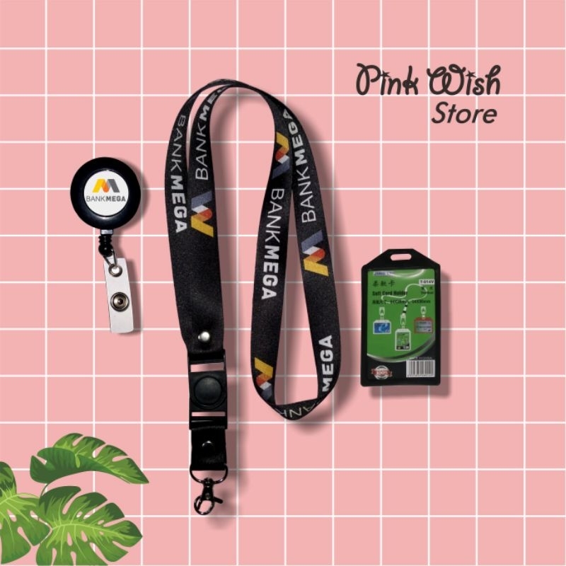 Jual Tali Id Card / Lanyard BANK MEGA [READY STOCK] TERMURAH!! Beli ...
