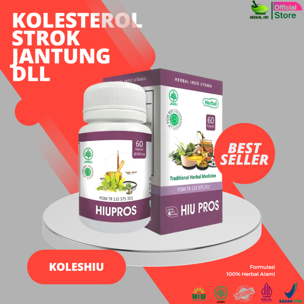 Jual Obat prostat HIU Pros 60 Kapsul Meredakan rasa nyeri, Memperlancar ...