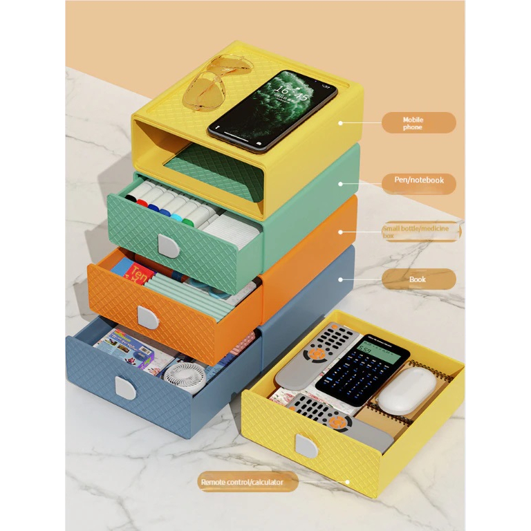 Jual Laci Storage Box Kotak Penyimpanan Serbaguna Organizer Stationery ...
