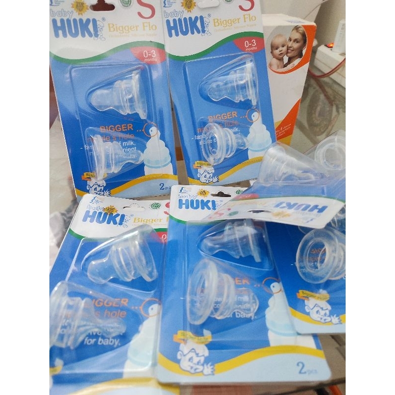 Jual DOT HUKI NIPPLE BIGGER FLO ORTHODONTIC BLISTER ISI 2 PCS | Shopee ...