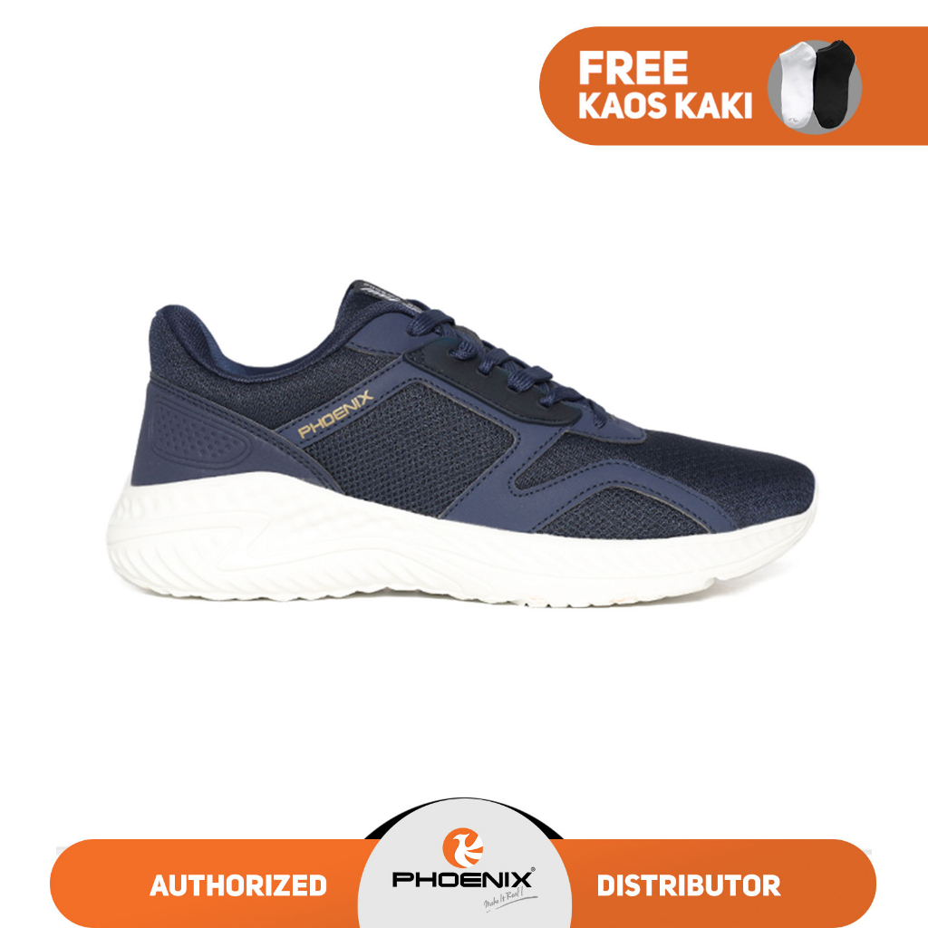 Jual Phoenix Odysey Sepatu Running Pria - Navy | Shopee Indonesia