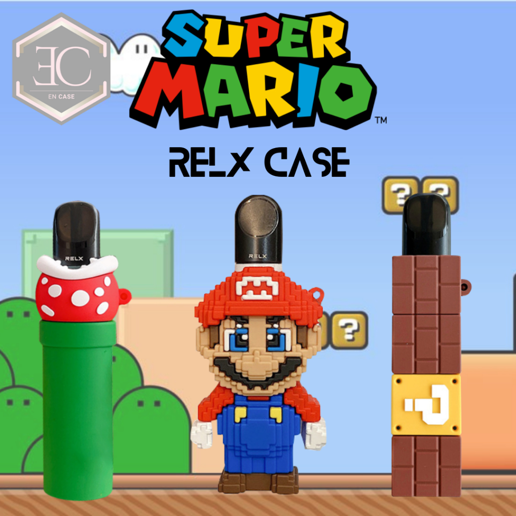 Jual Relx Case for Infinity Phantom with Lanyard Super Mario Silicon ...