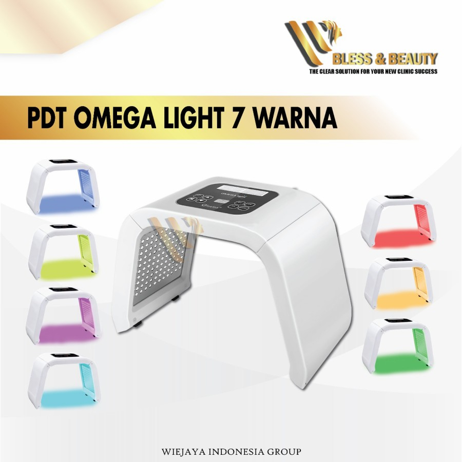 Jual PDT LIGHT OMEGA 7 WARNA PHOTODYNAMIC THERAPY TREATMENT FOLD LED ...