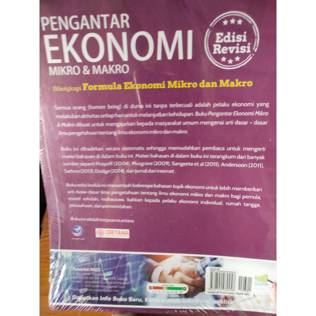 Jual Pengantar Ekonomi Mikro Dan Makro, Edisi Revisi/Paulus K/ORIG 100% | Shopee Indonesia