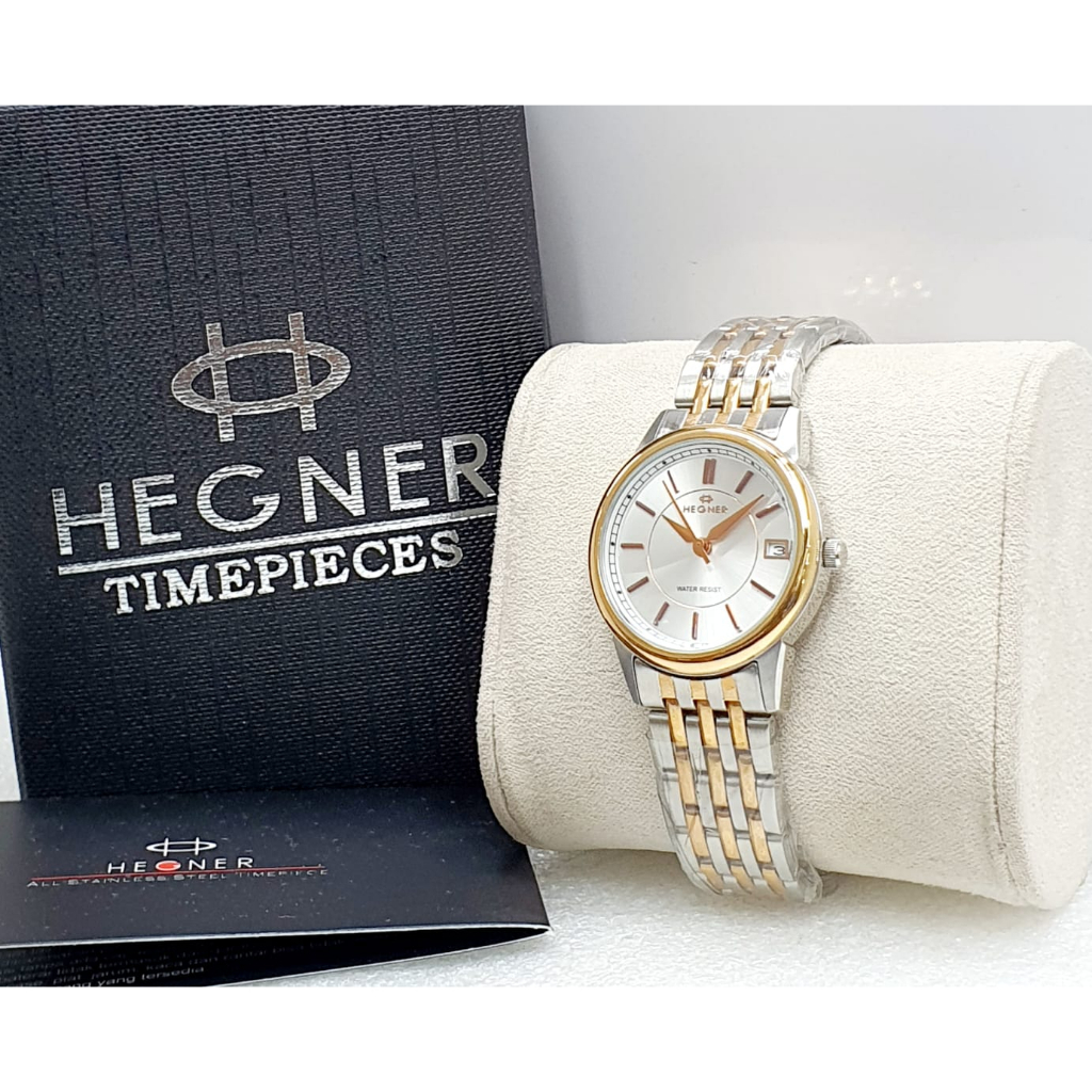 Jual Jam Tangan Hegner 1635 Fashion Branded Kasual Analog Rantai ...