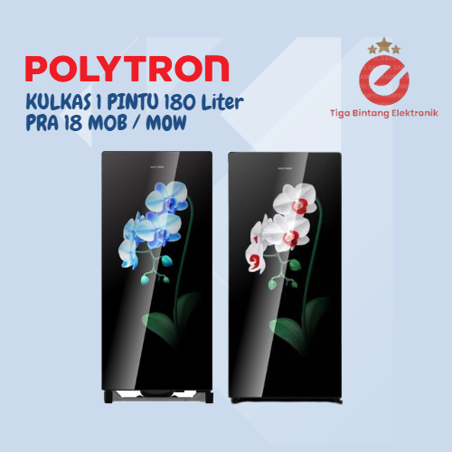 Jual Kulkas 1 Pintu Polytron PRA 18 MOB / MOW (180 Liter) | Shopee ...