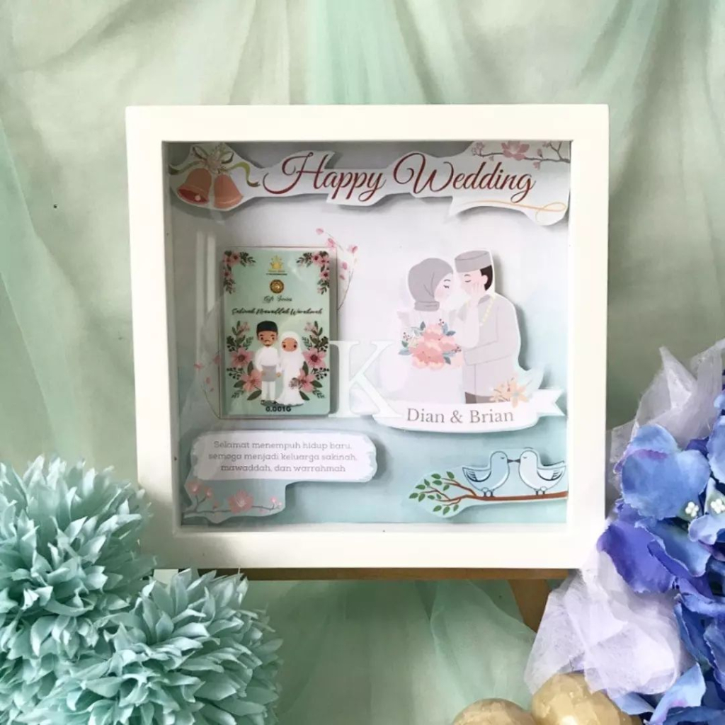 Jual PAKET KADO WEDDING PERNIKAHAN LOGAM MULIA BABYGOLD EMAS 24 KARAT ...