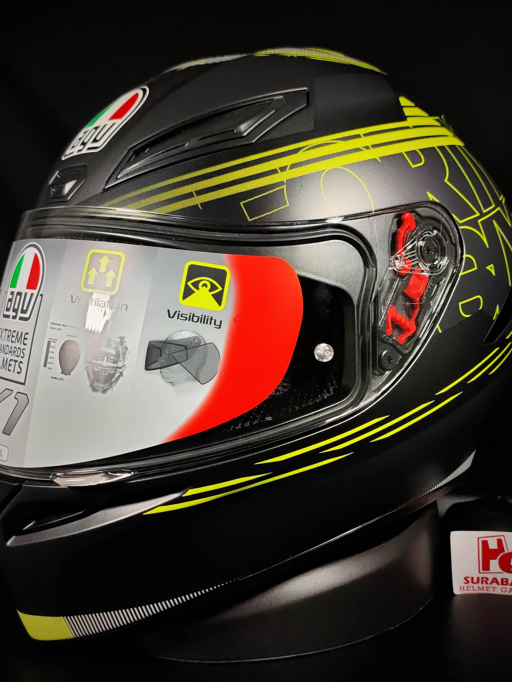 Jual AGV K1 Rossi Track 46 | Shopee Indonesia