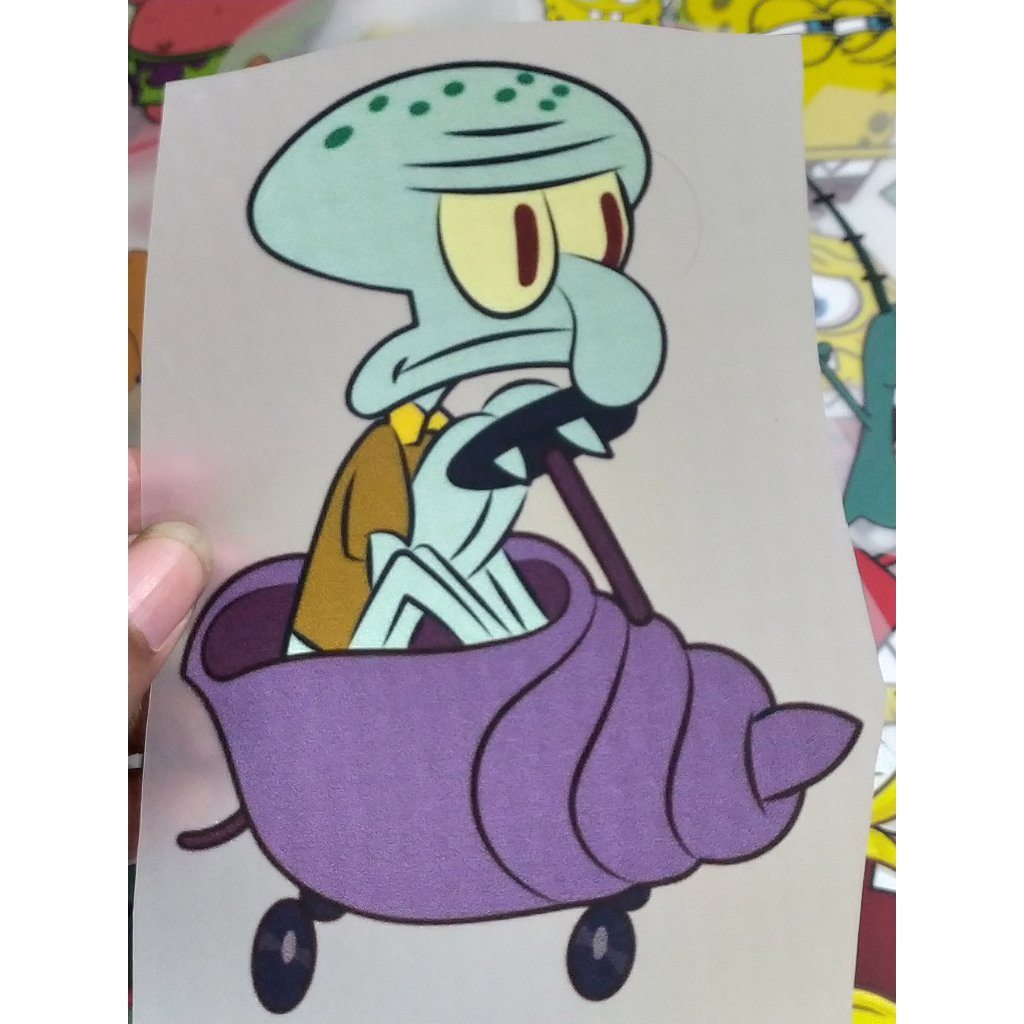 Jual STIKER SABLON SETRIKA KAOS DTF GAMBAR SERIAL SPONGEBOB KARAKTER ...