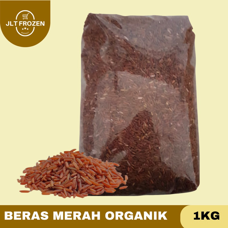 Jual Beras Merah Organik Kemasan 500g / 1 KG | Shopee Indonesia