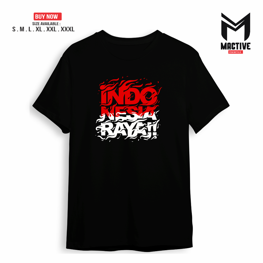 Jual KAOS INDONESIA RAYA DIRGAHAYU MERDEKA - KAOS AGUSTUSAN PRIA COMBED ...