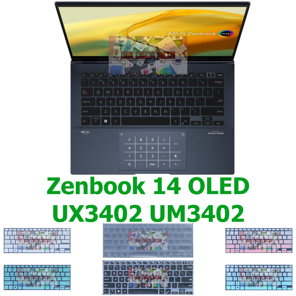 Jual Keyboard Protector Asus Zenbook 14 OLED UX3402ZA UM3402ZA UX3402 ...