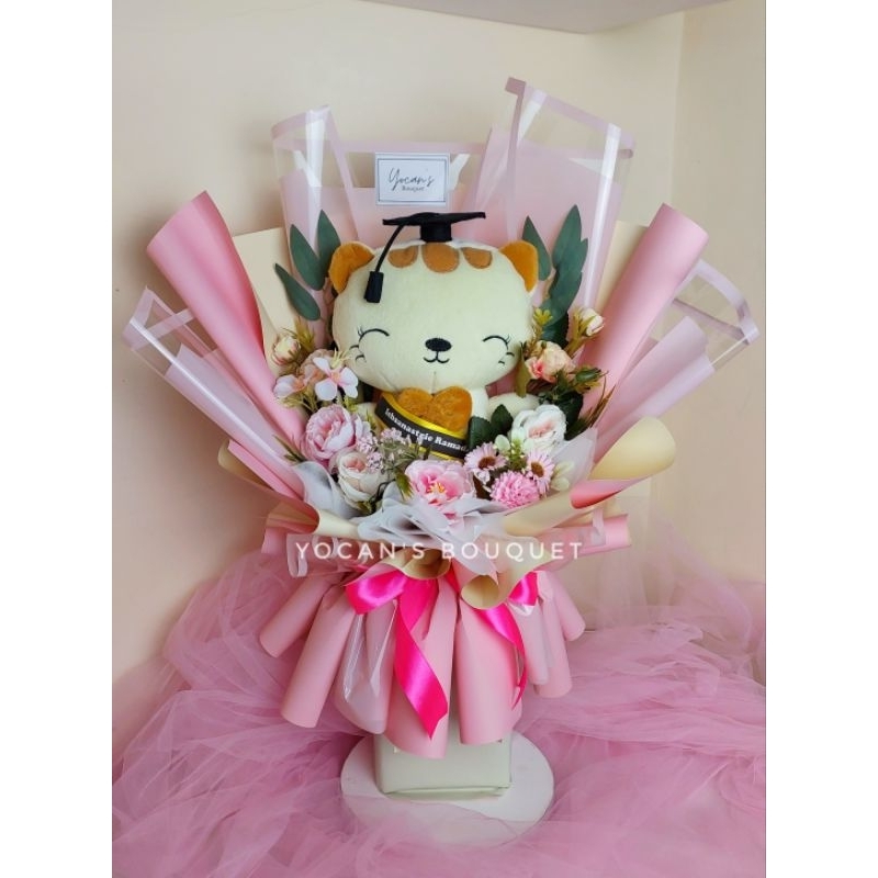 Jual Bouquet Wisuda Bucket Wisuda Buket Wisuda Boneka Wisuda Gift ...