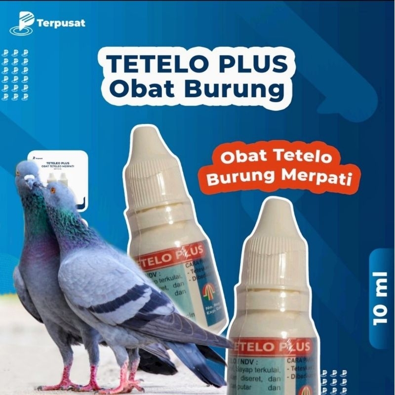 Jual Tetelo Plus NDV Merpati 10ml - Obat Burung Merpati Burung Dara ...