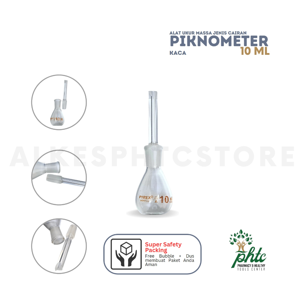 Jual Piknometer 10ml l Picnometer 10ml l Pikno Meter 10 ml | Shopee ...