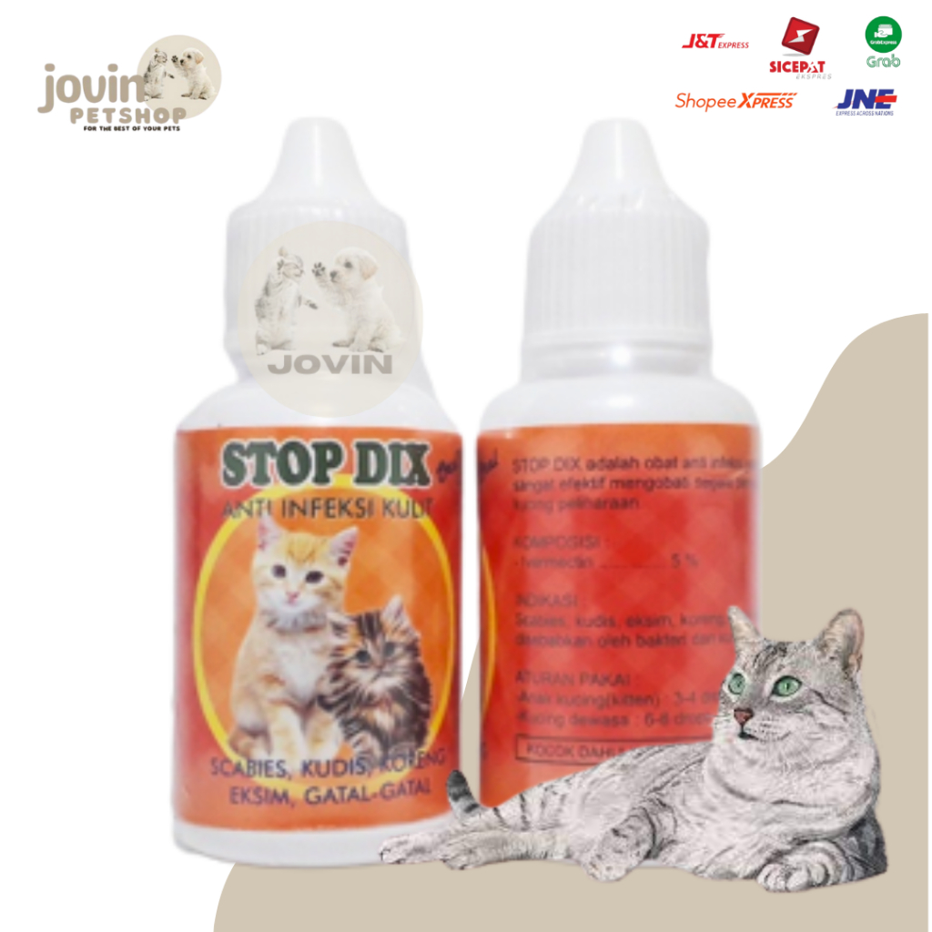 Jual Stop Dix Obat Minum untuk Scabies pada Kucing | Shopee Indonesia