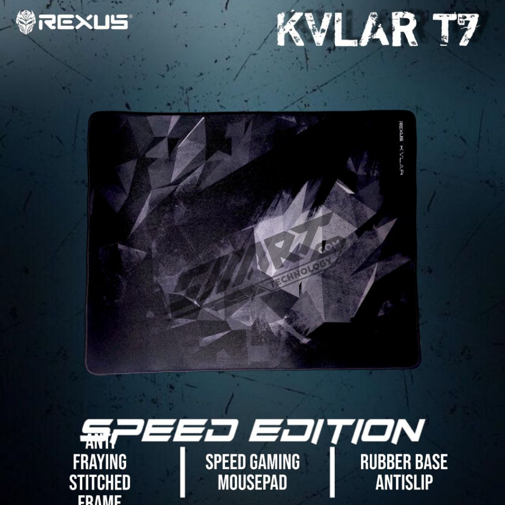 Jual Mousepad Gaming Rexus Kvlar T7 Speed Edition | Shopee Indonesia