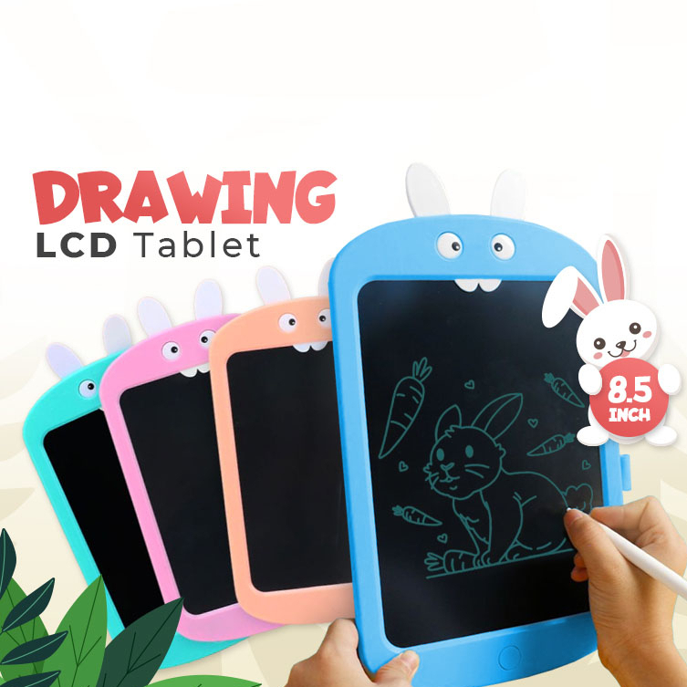 Jual Mainan LCD Tablet Rabbit Papan Menggambar Writing Board YU 7 ...