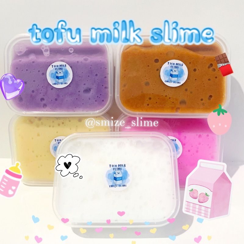 Jual Tofu Milk Slime 200cc slime milk susu | Shopee Indonesia