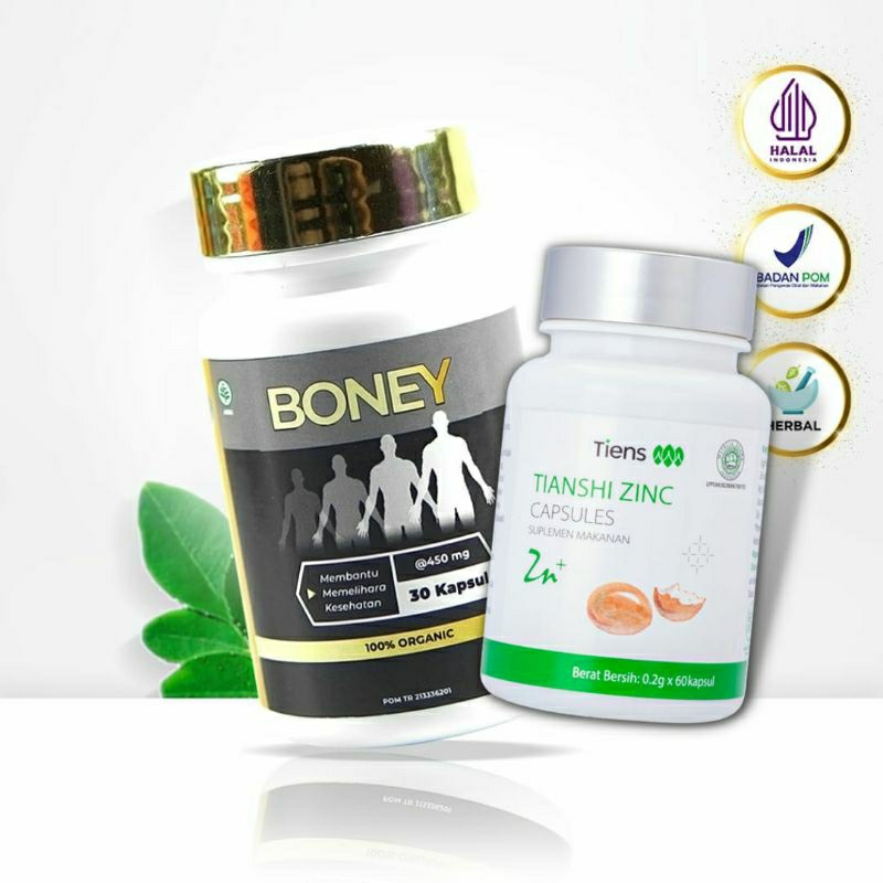 Jual Boney zinc capsules peninggi badan peninggi seluruh badan boney ...