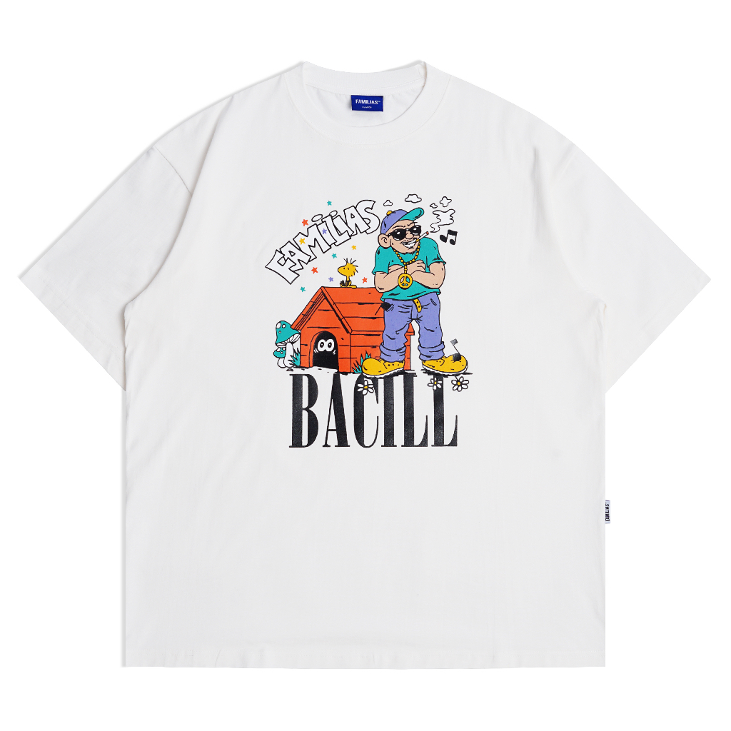 Jual FAMILIAS X BACILL - WHITE T-SHIRT - BKILL WT | Shopee Indonesia