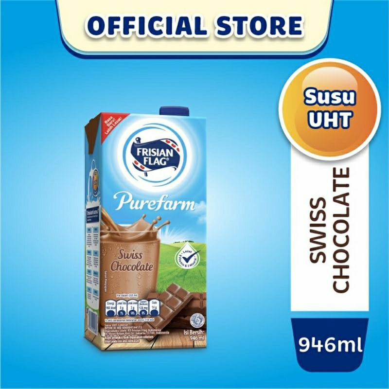 Jual Frisian Flag UHT Swiss Chocolate 946 gram | Shopee Indonesia