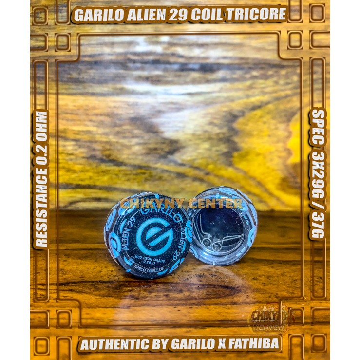 Jual GARILO ALIEN 29 COIL TRICORE PREBUILDS FUSED CLAPTON AUTHENTIC BY ...