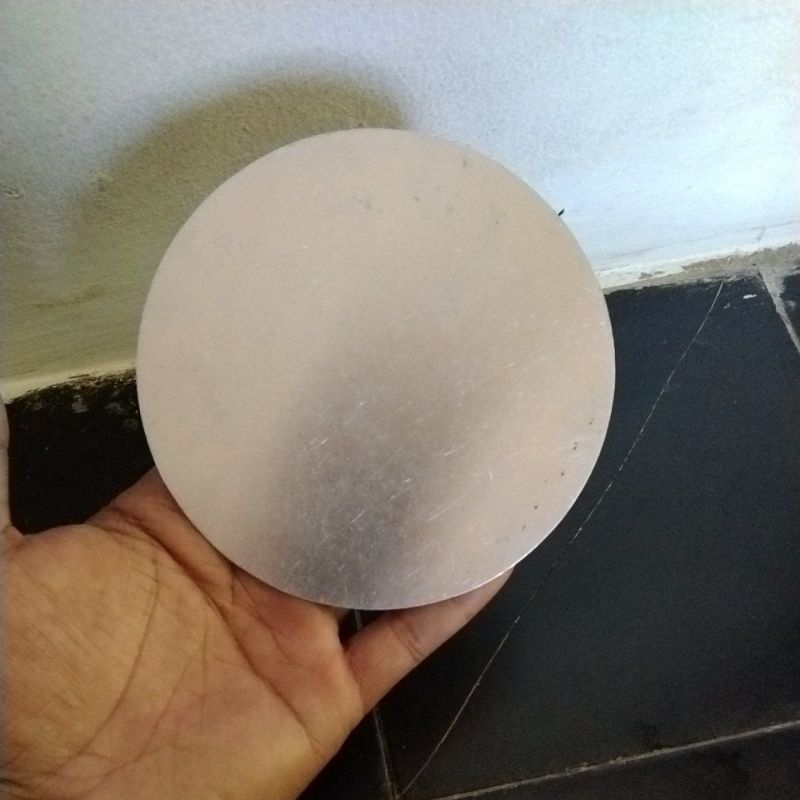 Jual plat alumunium bulat tebal 0,8mm,,tebal 0,5mm,, diameter 10cm dan ...