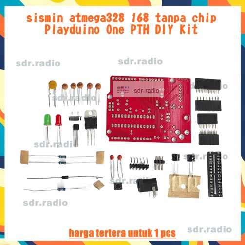 Jual sismin atmega328 168 tanpa chip Playduino One PTH DIY Kit | Shopee ...