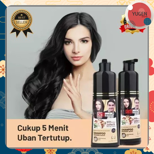 Jual Shampoo Original Black Cultusia Semir Rambut Hitam Sampo | Shopee ...
