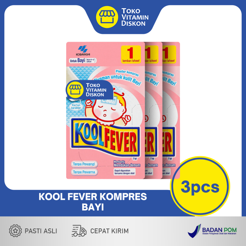 Jual KOOL FEVER KOMPRES BAYI 3 PCS | Shopee Indonesia