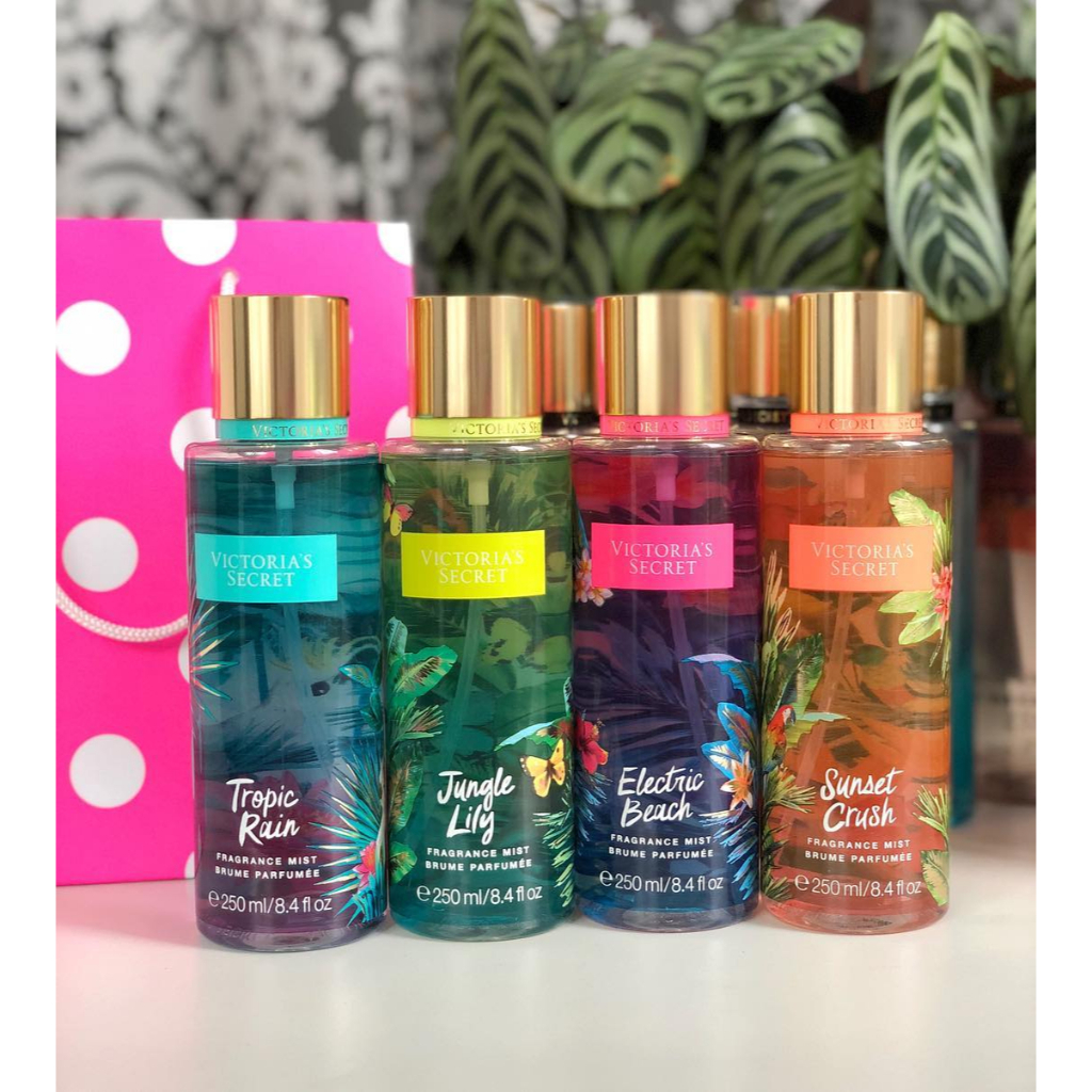 Jual FREE PAPER BAG VICTORIA SECRET BODY MIST TROPIC RAIN / JUNGLE LILY ...