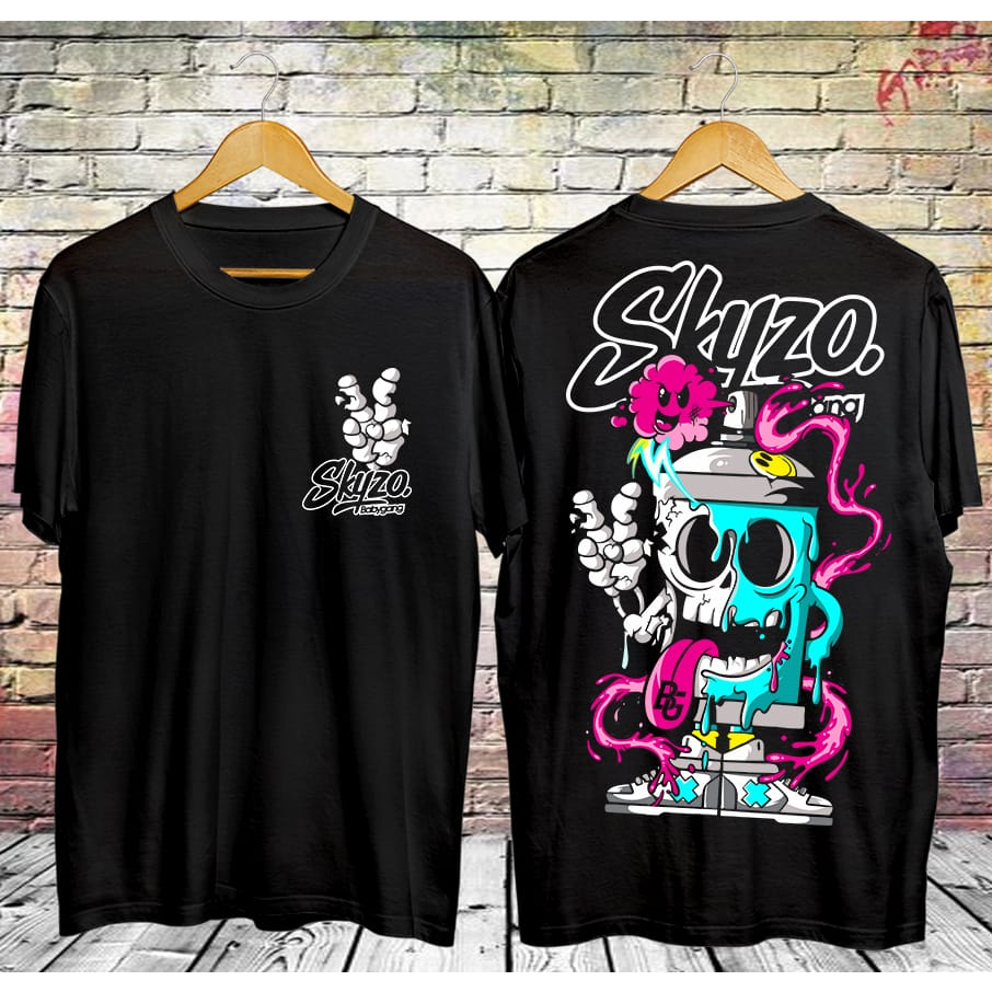 Jual KAOS PRIA DISTRO MOTIF SKYZO PILOX GRAVITY GANG UNISEX PRIA TREND ...