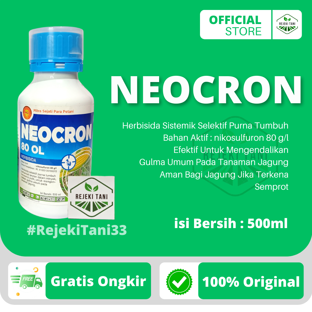 Jual Herbisida NEOCRON 80 OL 500ml Racun Rumput Selektif Purna Tumbuh Untuk Mengendalikan Gulma ...
