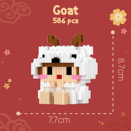 Jual BLOCK CITY NANO BLOCK 12 SHIO SERIES / 12 Chinese Zodiac / BRICKS ...