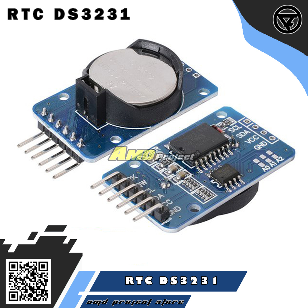 Jual Modul Rtc Ds3231 I2c Baterai Module Real Time Clock Ds 3231 Eeprom Arduino Uno Nano Mega