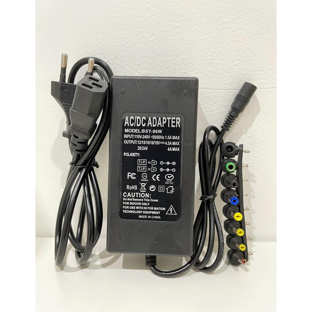 Jual Adaptor Laptop Universal DC 12V-24V 4.5A 96W / Notebook Power ...
