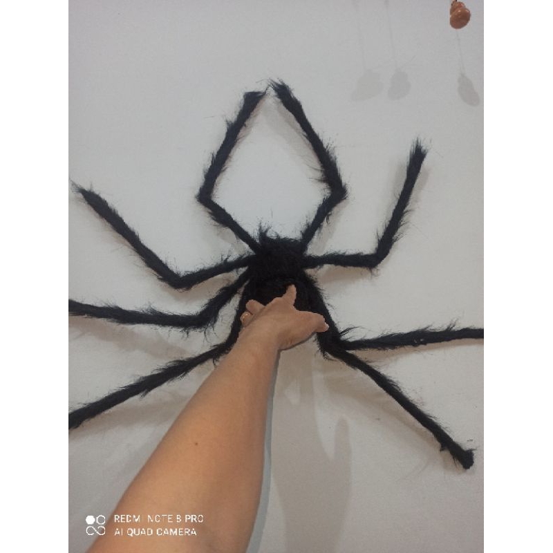 Jual mainan laba laba hitam besar 90cm | Shopee Indonesia