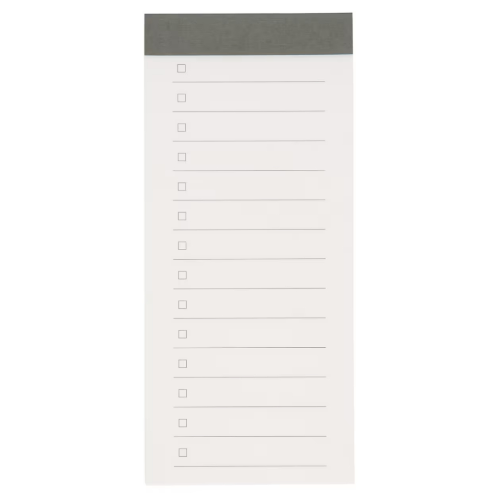 Jual Muji Notepad Checklist Strip Memo Pad 40 Sheets Original Japan ...