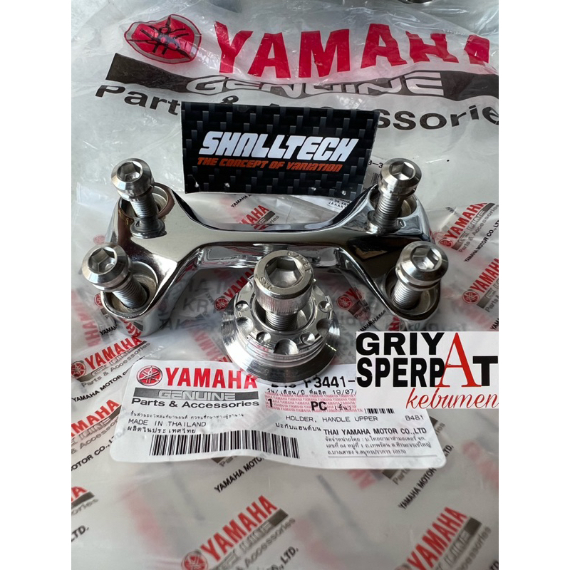 Jual Raiser klem stang xabre original pnp rx king dan baut stenlis ...