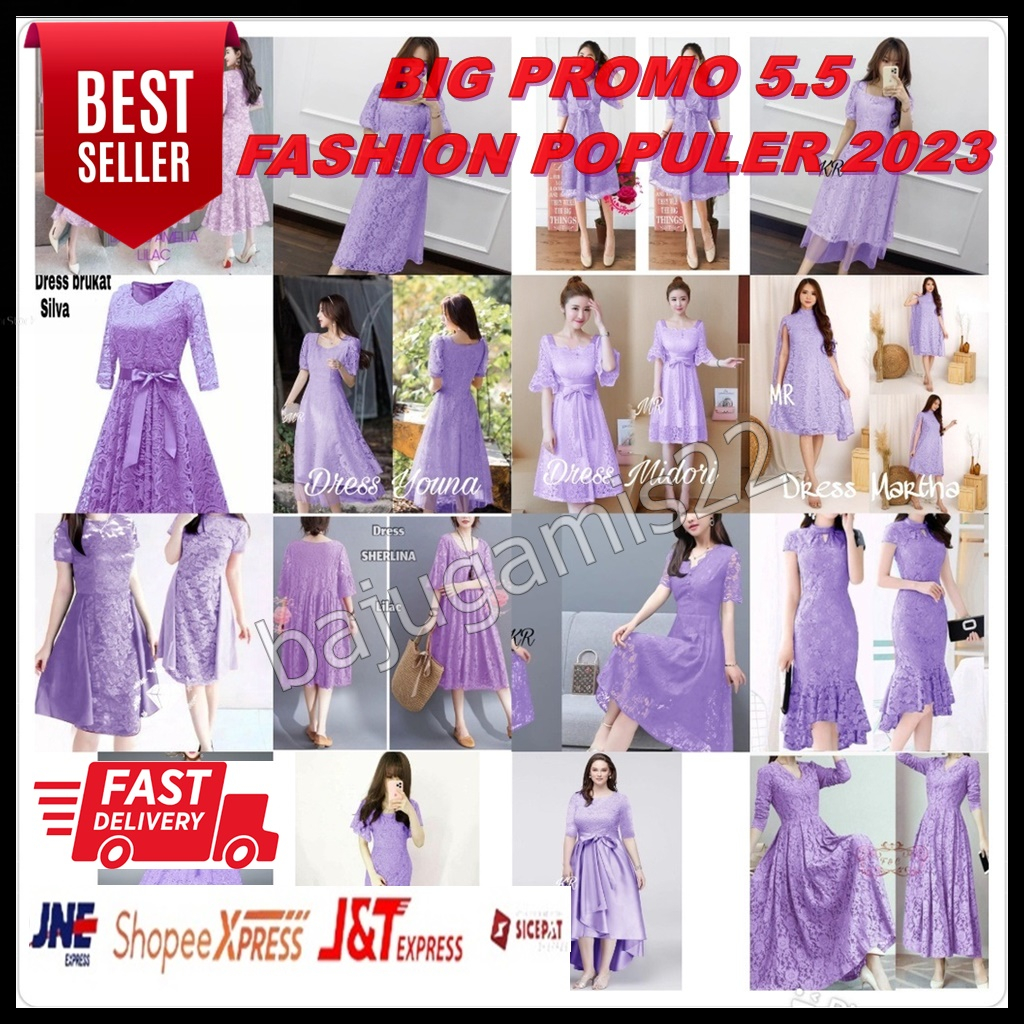 Jual COD - Baju Dress Panjang Elegan Natal Model Korea / Dress Natal ...