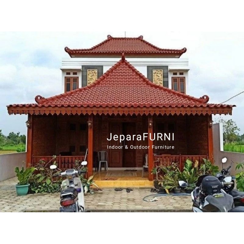 Jual Rumah Joglo Jawa Rumah Joglo Pendopo Kayu Jati Jepara | Shopee ...
